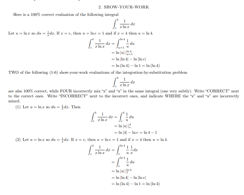 Solved Number 1 is incorrect, 2 is correct, 4 is incorrect. | Chegg.com