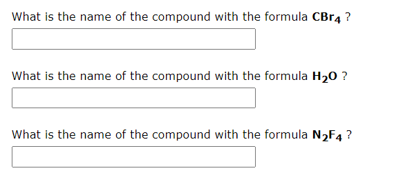[Solved]: What is the name of the compound with the formul