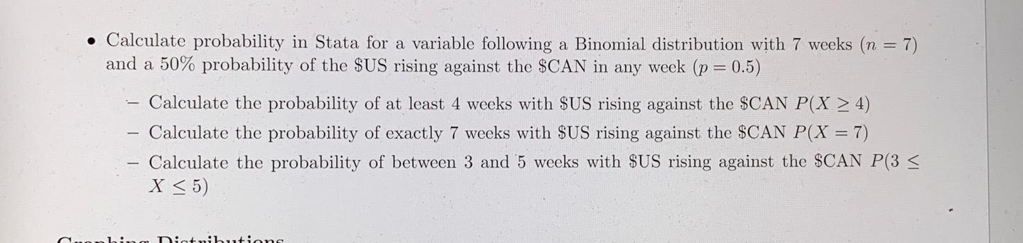 Solved Calculate probability in Stata for a variable | Chegg.com