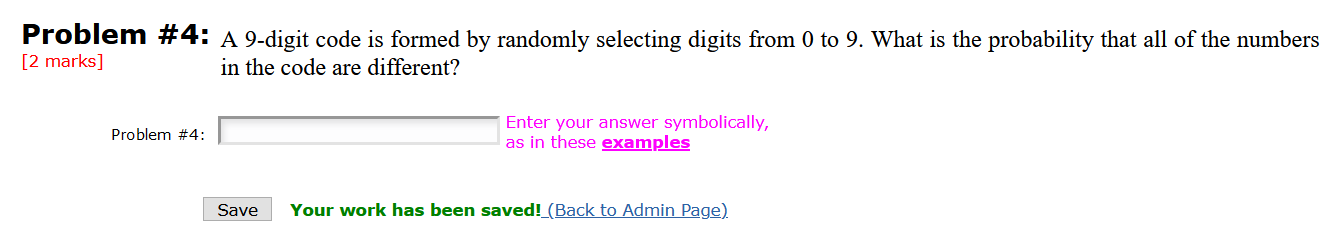 Solved Problem #4: A 9-digit code is formed by randomly | Chegg.com