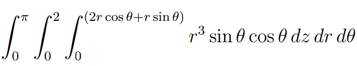 Solved Convert to rectangular coordinates and then evaluate | Chegg.com