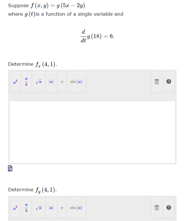 Solved Suppose f(x,y)=g(5x−2y) where g(t) is a function of a | Chegg.com