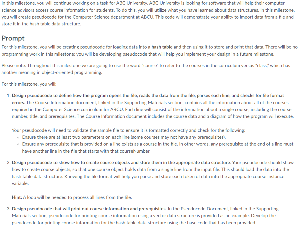 Solved Help with C++ Pseudocode. I need help with the hash | Chegg.com