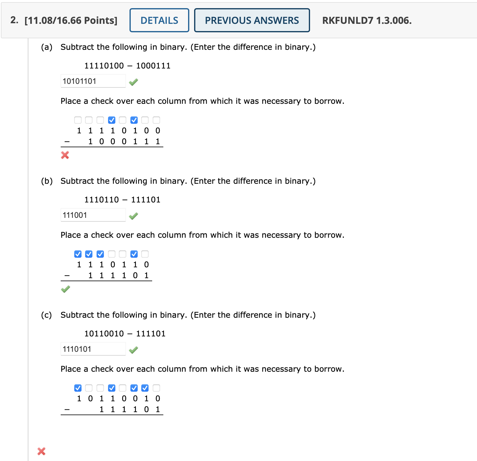 Solved to represent negative numbers. (If overflow occurs, | Chegg.com