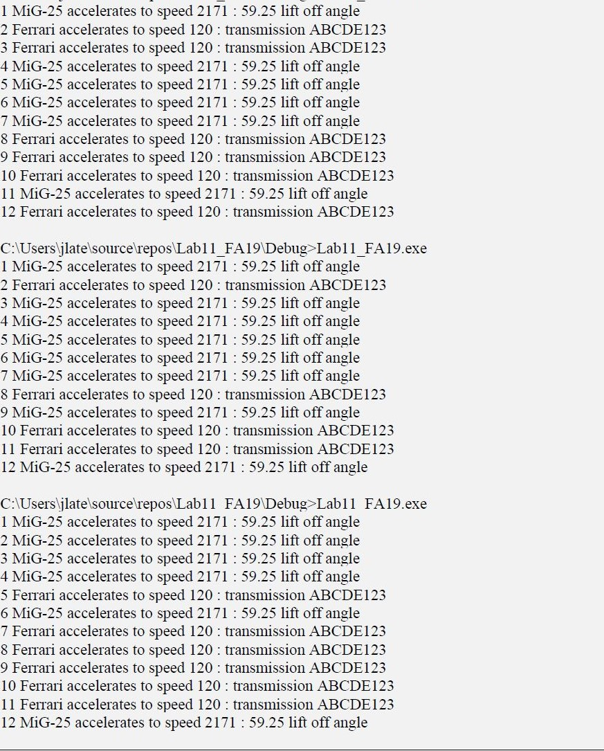 In C++ 1. Implement the Vehicle base class, | Chegg.com