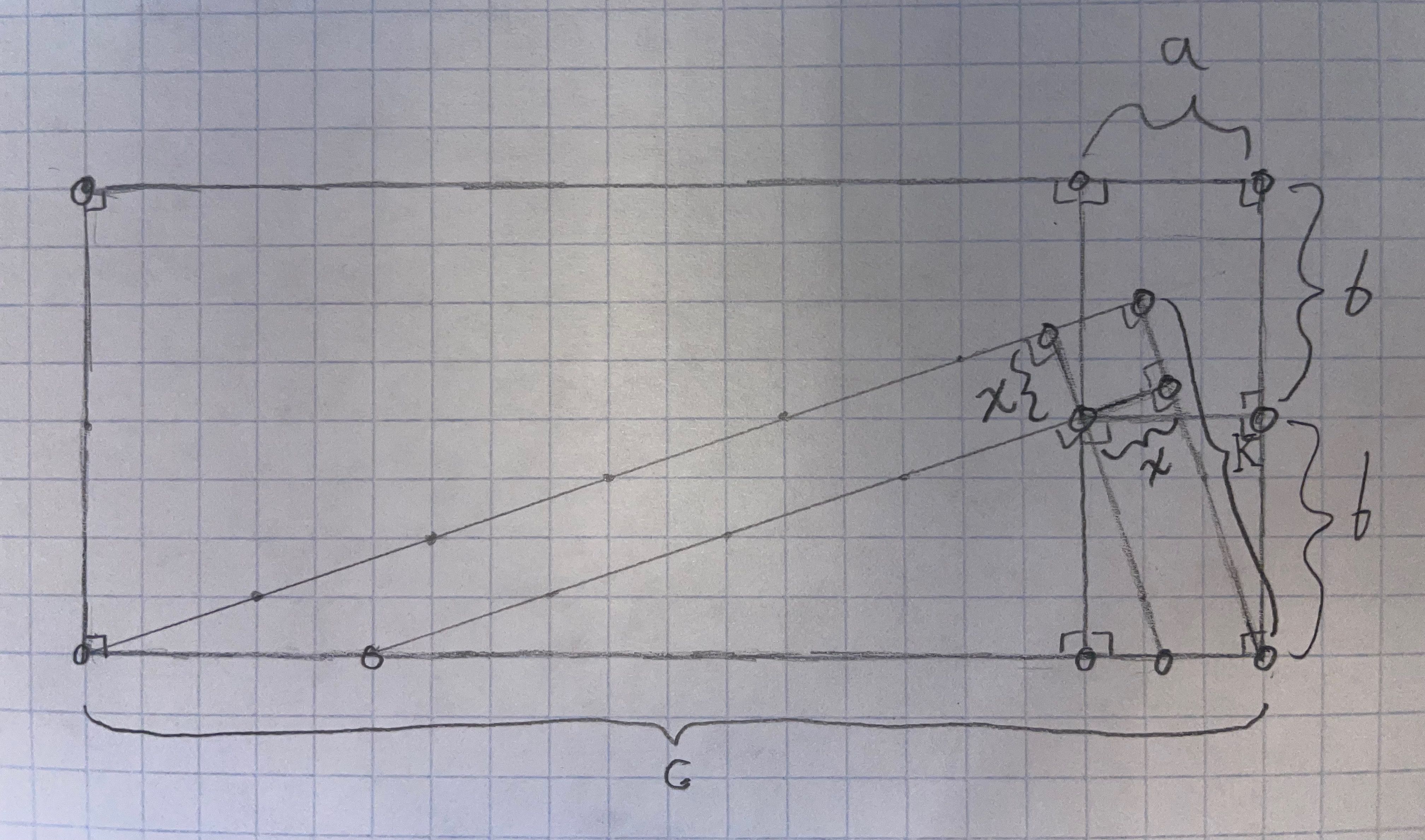 Given the following rectangle with two right | Chegg.com