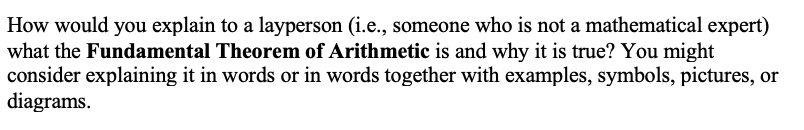 Solved How would you explain to a layperson (i.e., someone | Chegg.com