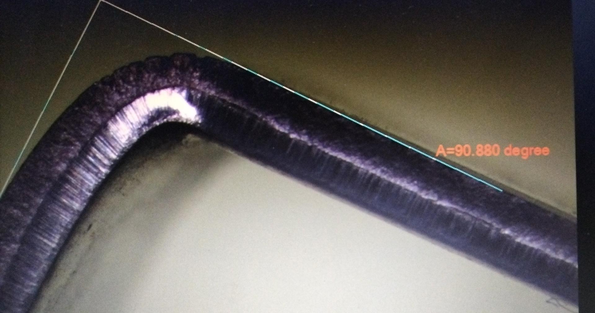 Solved . Describe the surface at the outer bend surface | Chegg.com