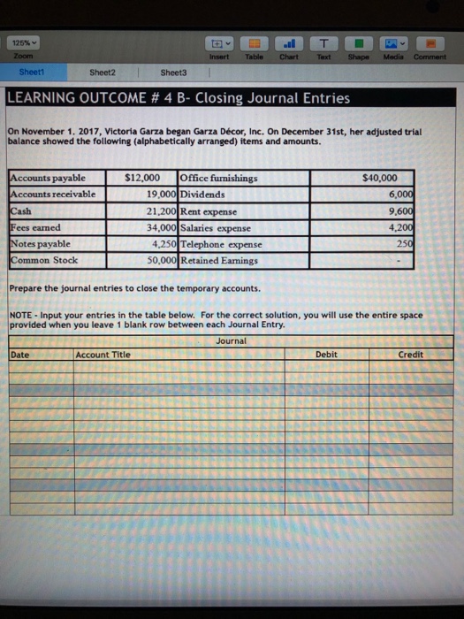 Solved 125% v Insert Table Chart Text Shape Sheet Sheet2l | Chegg.com