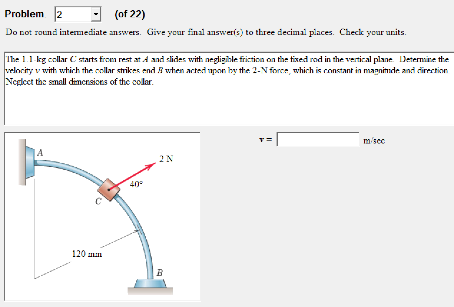 Solved Problem: (of 22) Do not round intermediate answers. | Chegg.com