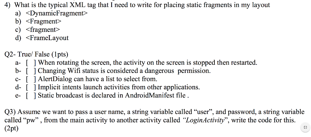 Solved 1) If you want to increase the whitespace between | Chegg.com