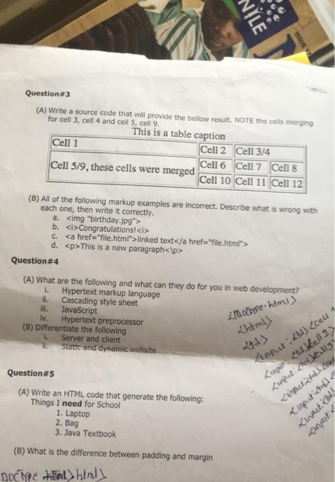 Solved Question#3 (A) Write a source code that will provide | Chegg.com