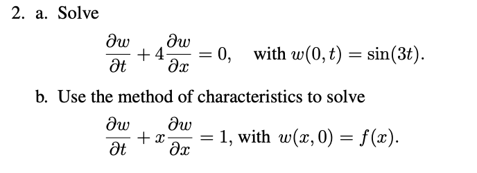 Solved Topic: Partial Differential Equations Thank you so | Chegg.com