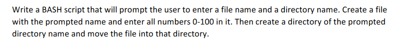 Solved Write a BASH script that will take 2 numbers as | Chegg.com