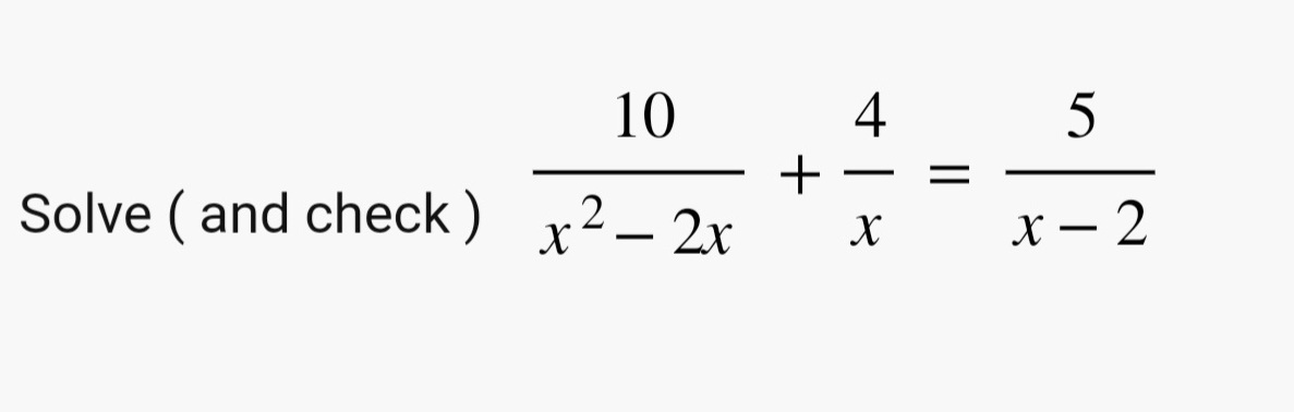 Solved x2−2x10+x4=x−25 | Chegg.com