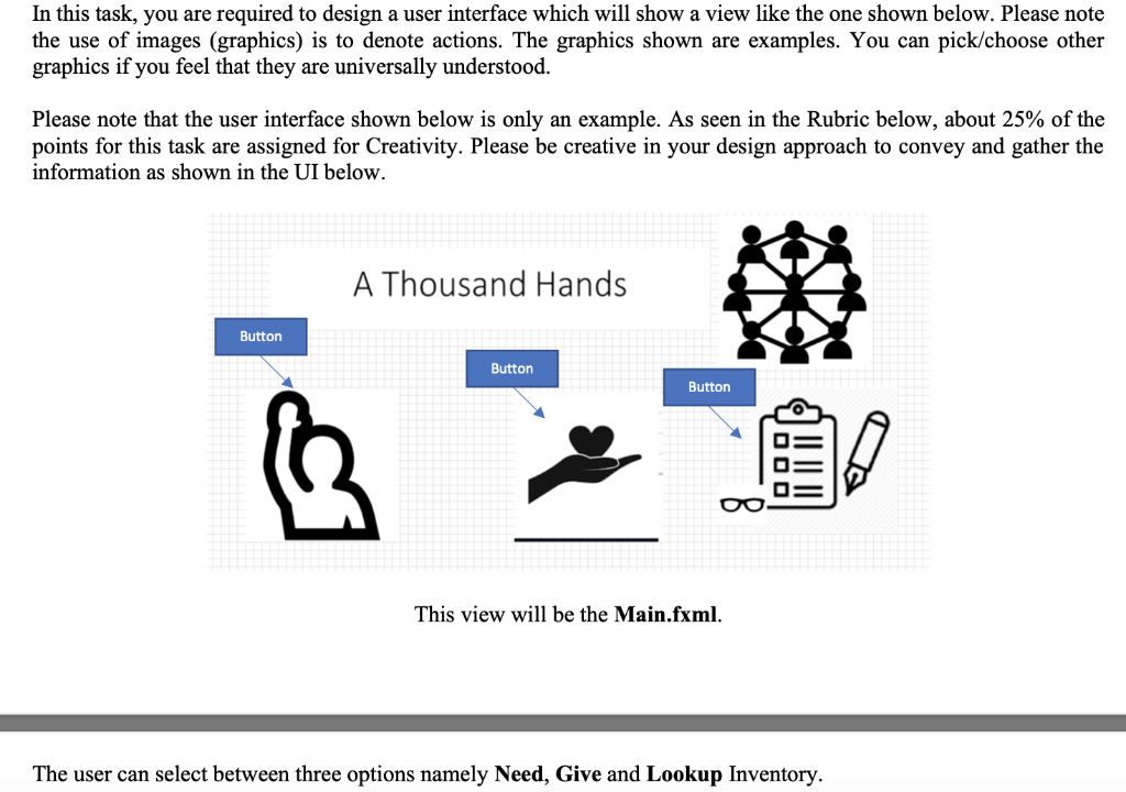 Solved In this task, you are required to design a user | Chegg.com