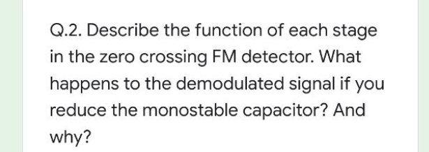 Solved Q.2. Describe the function of each stage in the zero | Chegg.com