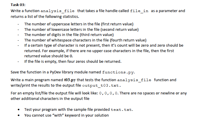 Solved The test.txt file includes the following text: No | Chegg.com