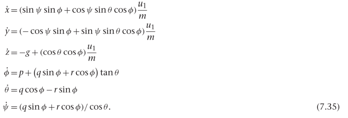 Exercise 7.5 Linearize the full dynamic equations of | Chegg.com