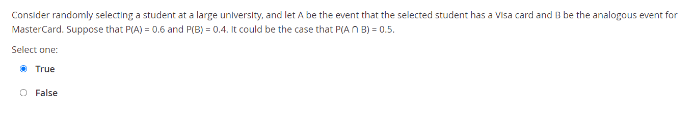 Solved Consider randomly selecting a student at a large | Chegg.com