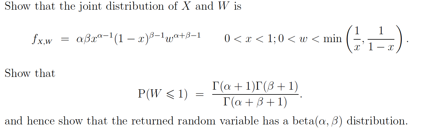Suppose that α>0 and β>0. Consider the following | Chegg.com