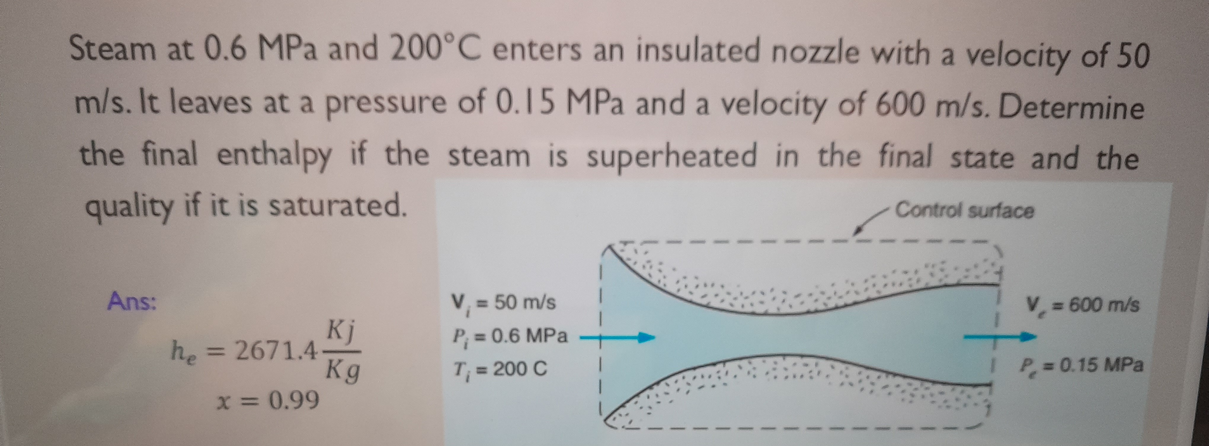 Solved Heat Transfer from Steam Turbine: Determine heat | Chegg.com