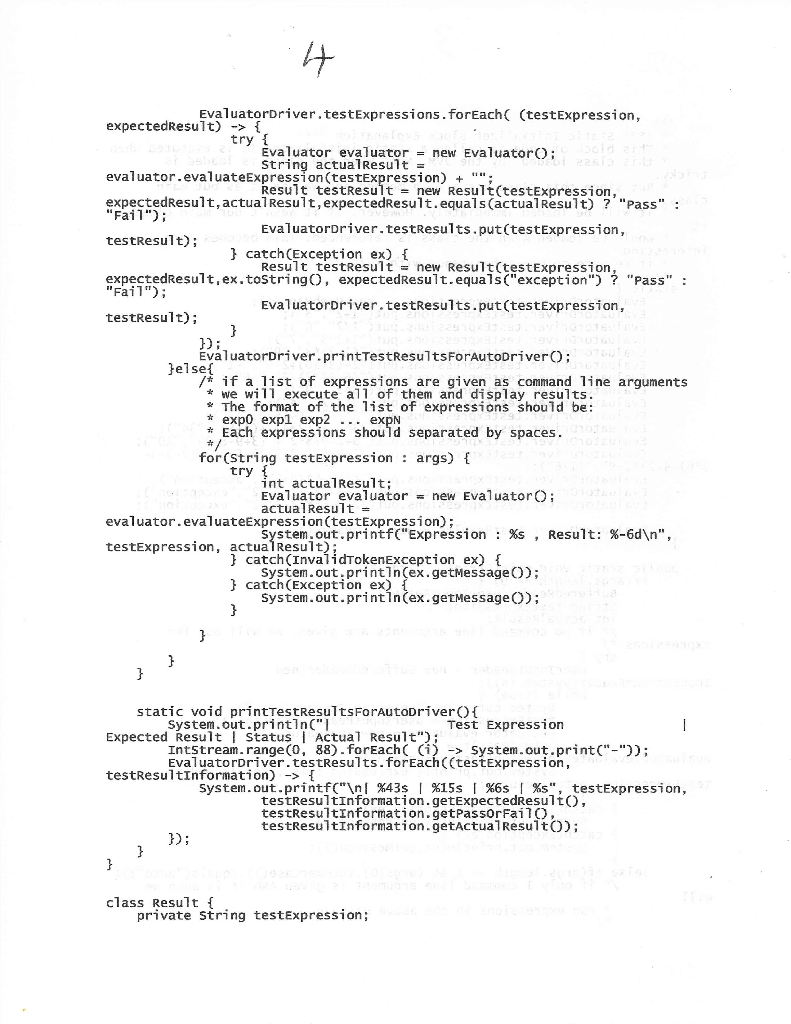 Expression Evaluator and Calculator GUI package | Chegg.com