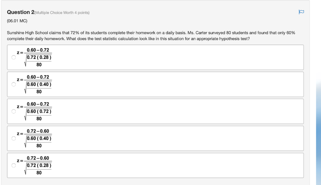 Solved Question 2(Multiple Choice Worth 4 points) (06.01 MC) | Chegg.com