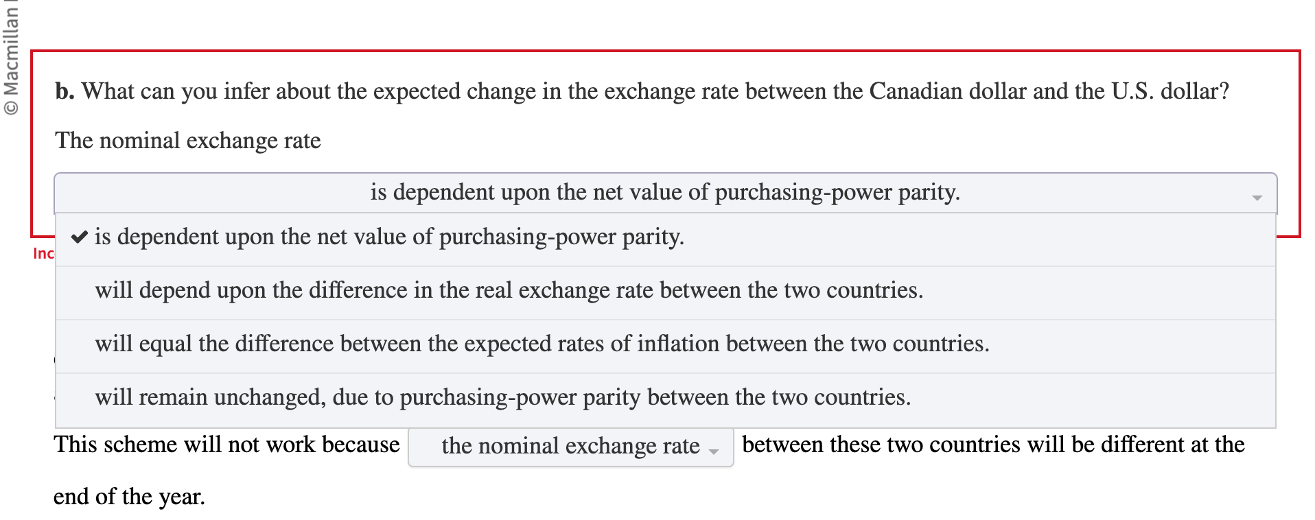 Solved b. ﻿What can you infer about the expected change in | Chegg.com