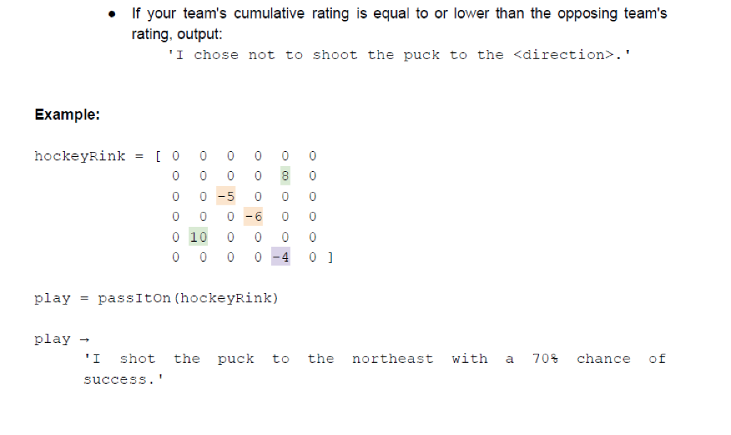Solved Function Name: passIton Inputs: 1. (double) A MxN | Chegg.com