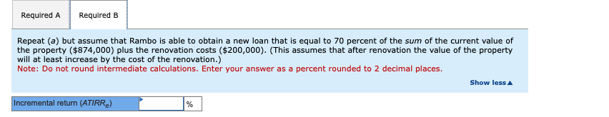 Solved Richard Rambo presently owns the Marine Tower office | Chegg.com