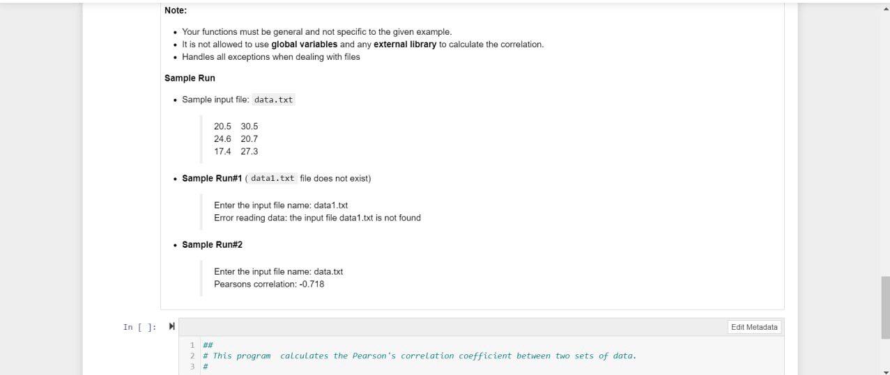 Solved 0.2.1 Question 2 (40 points) In statistics, Pearson | Chegg.com