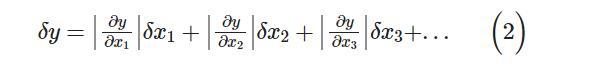 Solved δy=∣∣∂x1∂y∣∣δx1+∣∣∂x2∂y∣∣δx2+∣∣∂x3∂y∣∣δx3+…The | Chegg.com