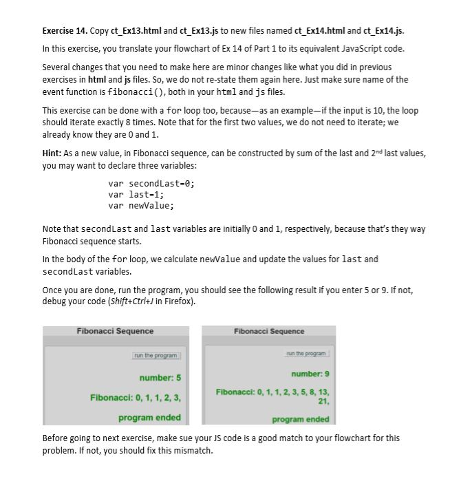 Complete the following exercise 14: html | Chegg.com