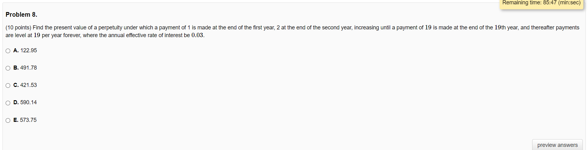 Solved are level at 19 per year forever, where the annual | Chegg.com