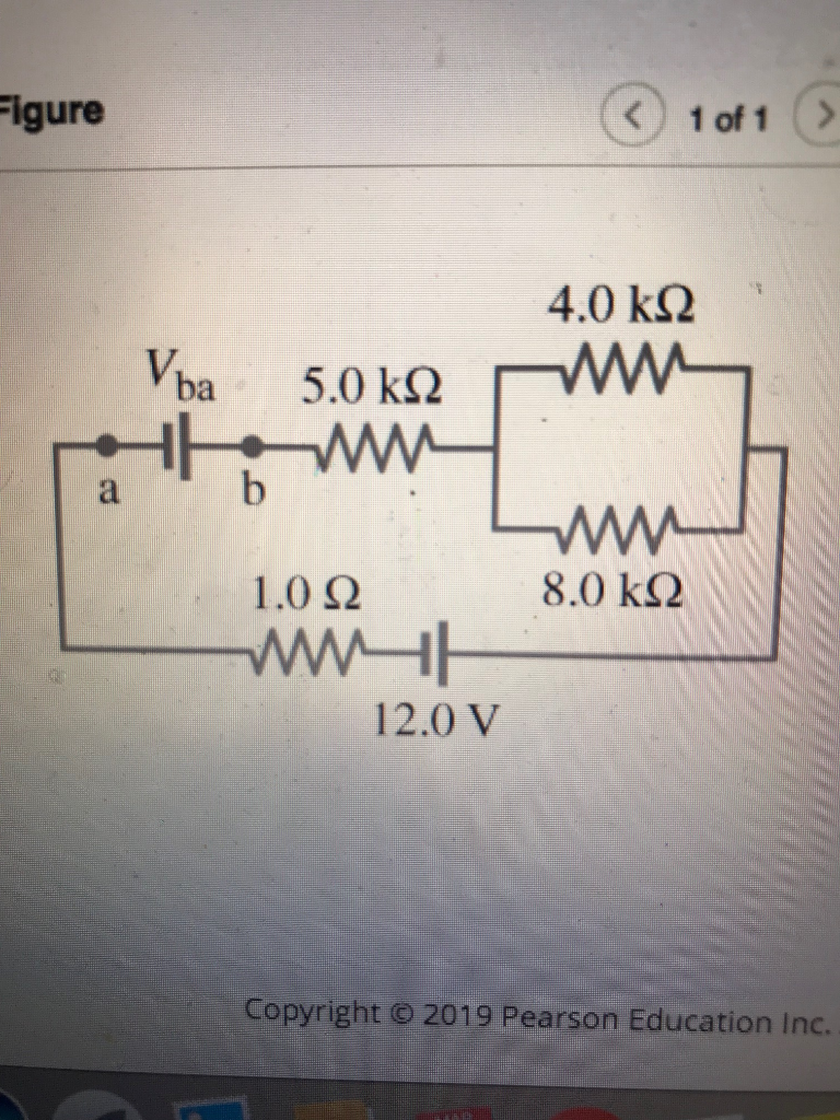 Solved What is the terminal voltage Vba of the | Chegg.com
