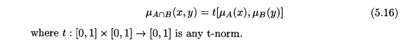 Exercise 5.5. Consider the fuzzy IF-THEN rule (5.33) | Chegg.com