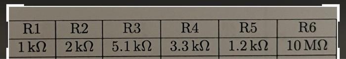 Solved R3 B R2 R1 w С R4 A D R5 R1 1kΩ R2 2 kΩ R3 5.1kΩ R4 | Chegg.com