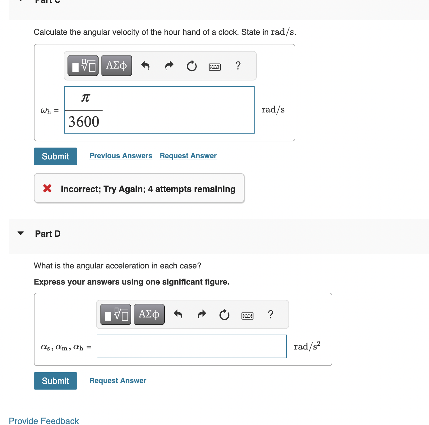 Solved Calculate the angular velocity of the hour hand of a | Chegg.com