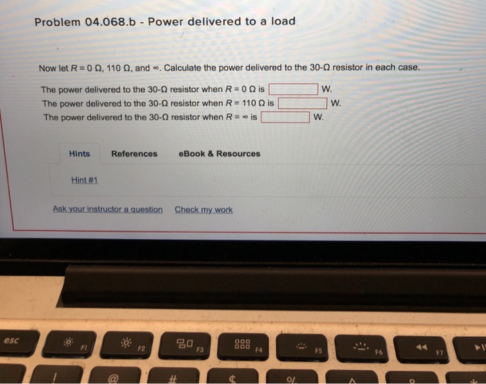 Solved answer & continue > Problem 04.068- DEPENDENT | Chegg.com