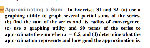 Solved Approximating a Sum In Exercises 31 and 32, (a) use a | Chegg.com