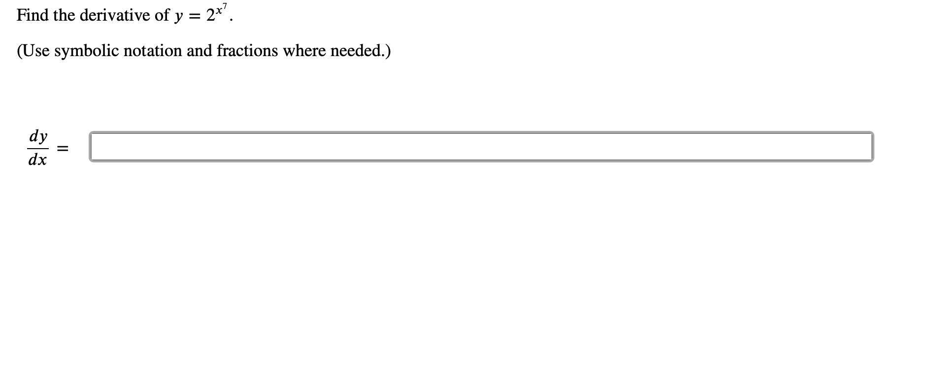 Solved Find the derivative. (Express numbers in exact form. | Chegg.com