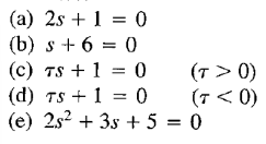Solved The characteristic equations of the general | Chegg.com