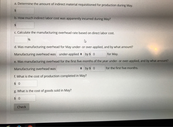Solved Determine and Use Overhead Rate The following | Chegg.com