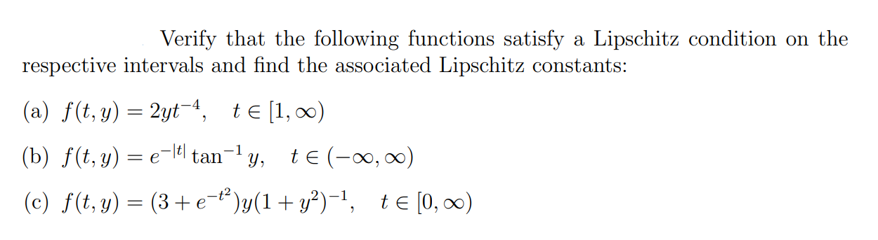 Solved Verify that the following functions satisfy a | Chegg.com