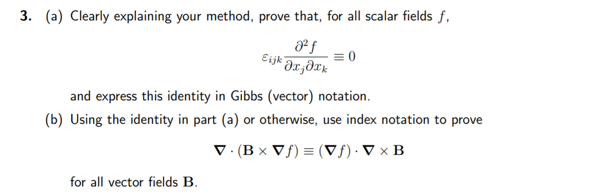 Solved 3. (a) Clearly explaining your method, prove that, | Chegg.com