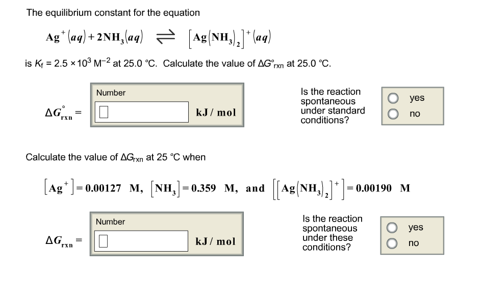 Solved Calculate the value of delta G rxn for both problems | Chegg.com
