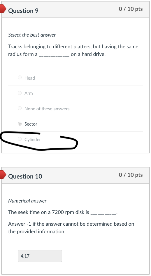 Solved Question 1 0 / 10 pts Numerical answer With a | Chegg.com