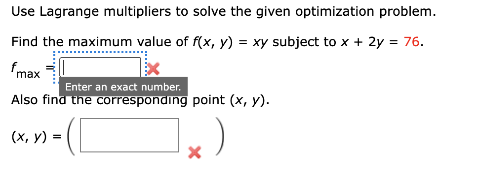 Solved Use Lagrange multipliers to solve the given | Chegg.com