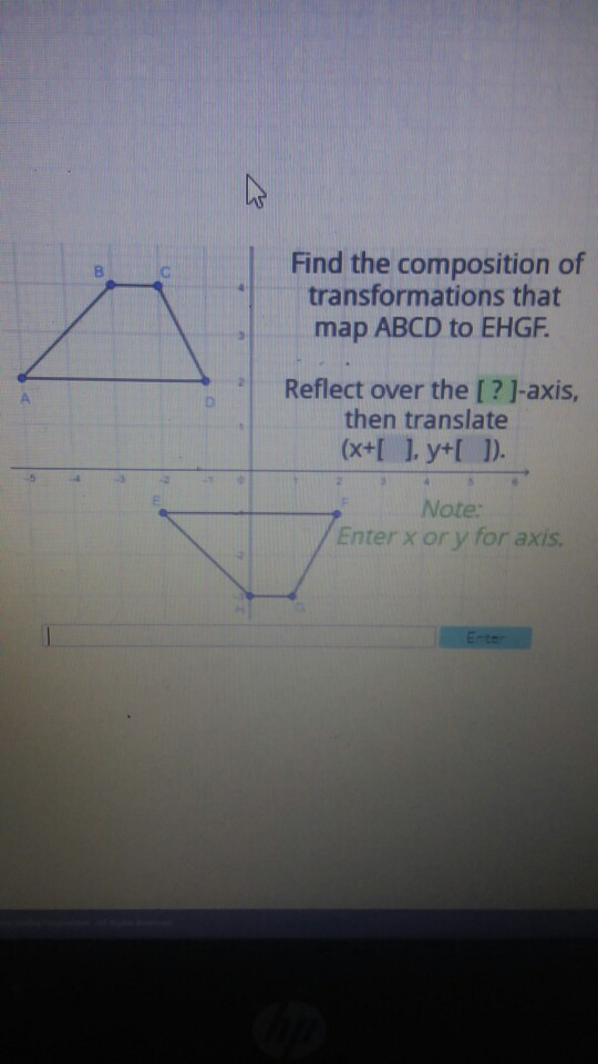 Solved Find the composition of transformations that map ABCD | Chegg.com